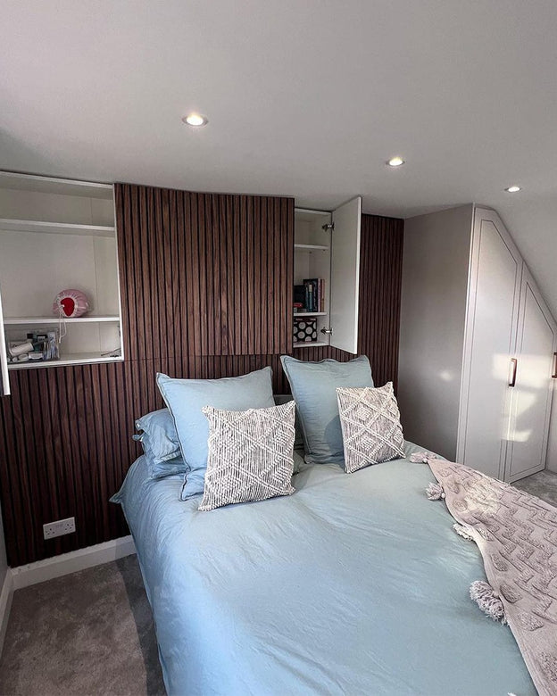 UltraFlex Walnut Acoustic Wood Wall Panels – Flexible & Lightweight