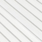 Snow White Acoustic Slat Wall Panels | Snow White Wood Panel