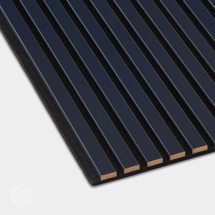 Midnight Blue Acoustic Slat Panels | Midnight Blue Wall Panels